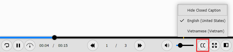 About the subtitle button - Support Questions - ATOMI Community